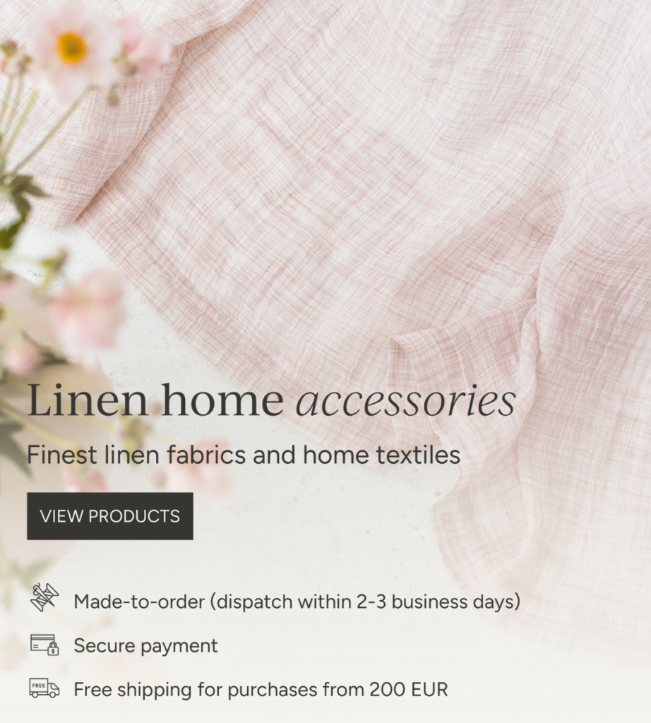 Linen Home Textile Online Shop By LinenCult