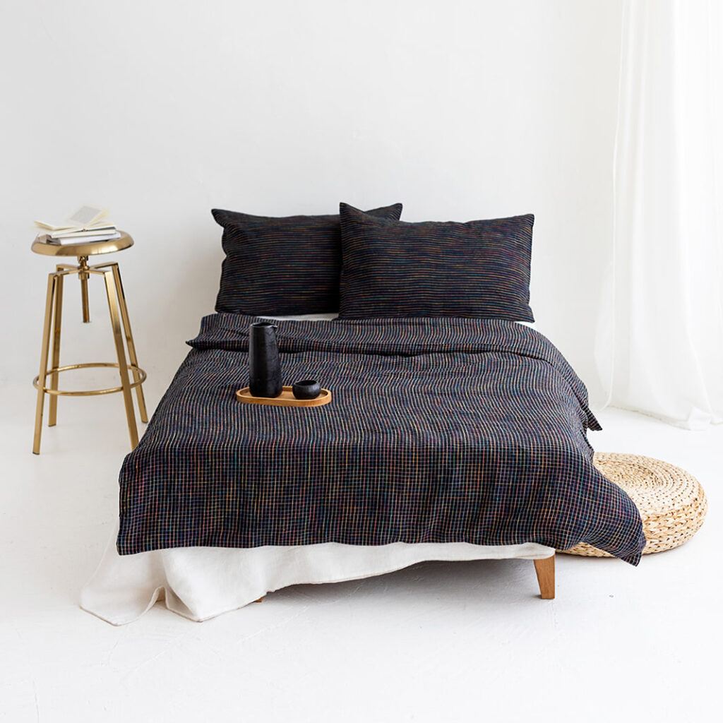 LINEN DUVET COVER - MULTICOLOR - LinenCult