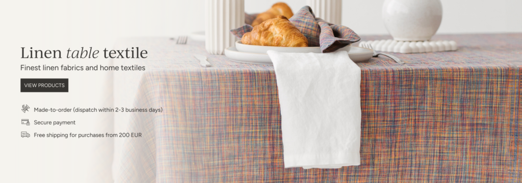 Linen Home Textile Online Shop By LinenCult