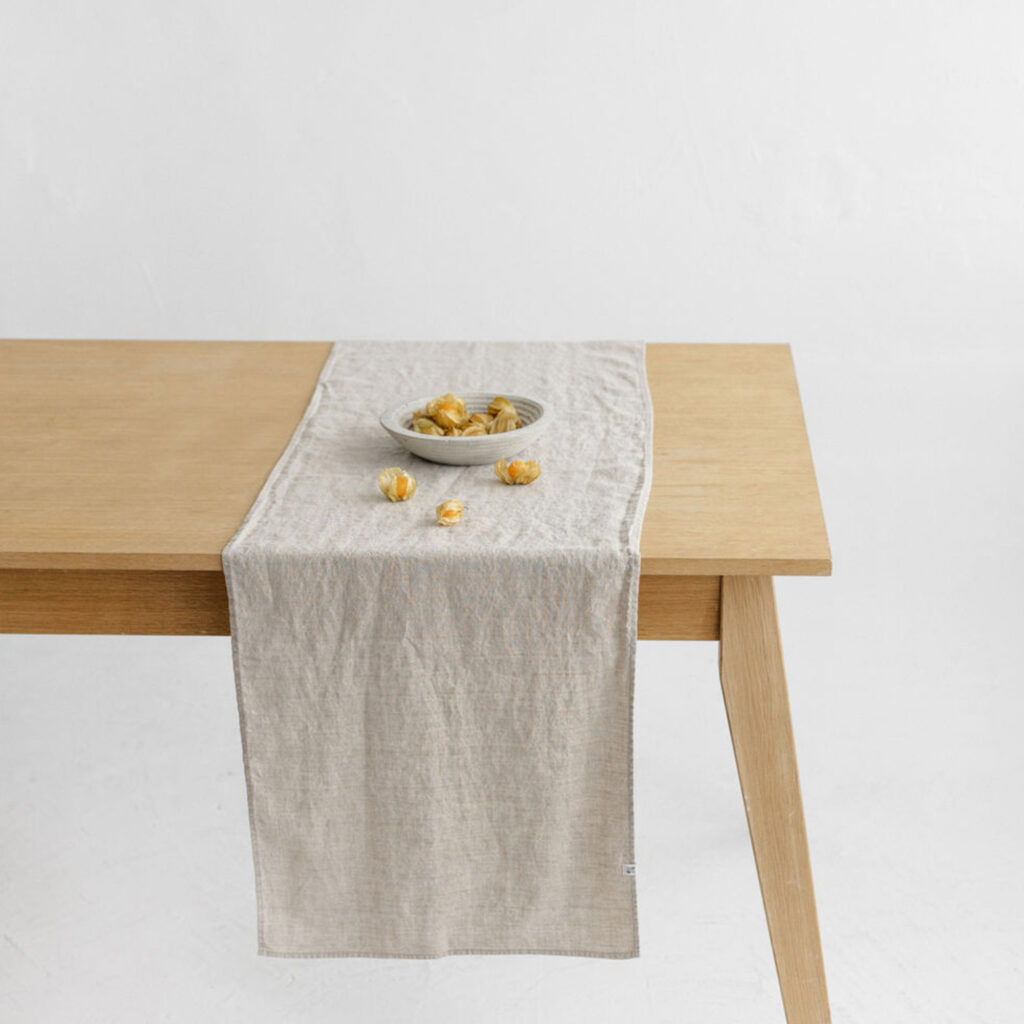 Linen Table Runner | Natural Linen - LinenCult