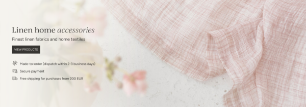 Linen Home Textile Online Shop By LinenCult