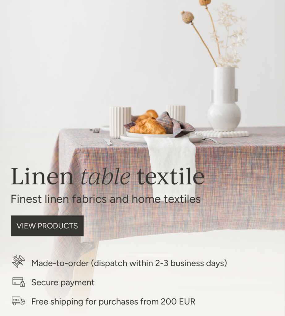 Linen Home Textile Online Shop By LinenCult